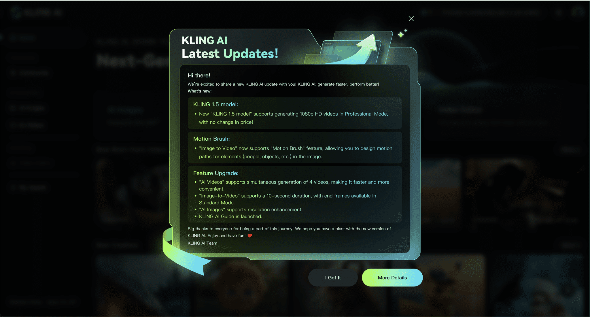 Kling AI v. 1.5: The Next Generation of AI Video Generation - Kingy AI