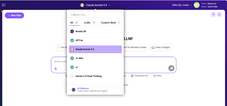 ChatLLM Teams by Abacus AI: The Ultimate AI Tool for 2025 - Kingy AI