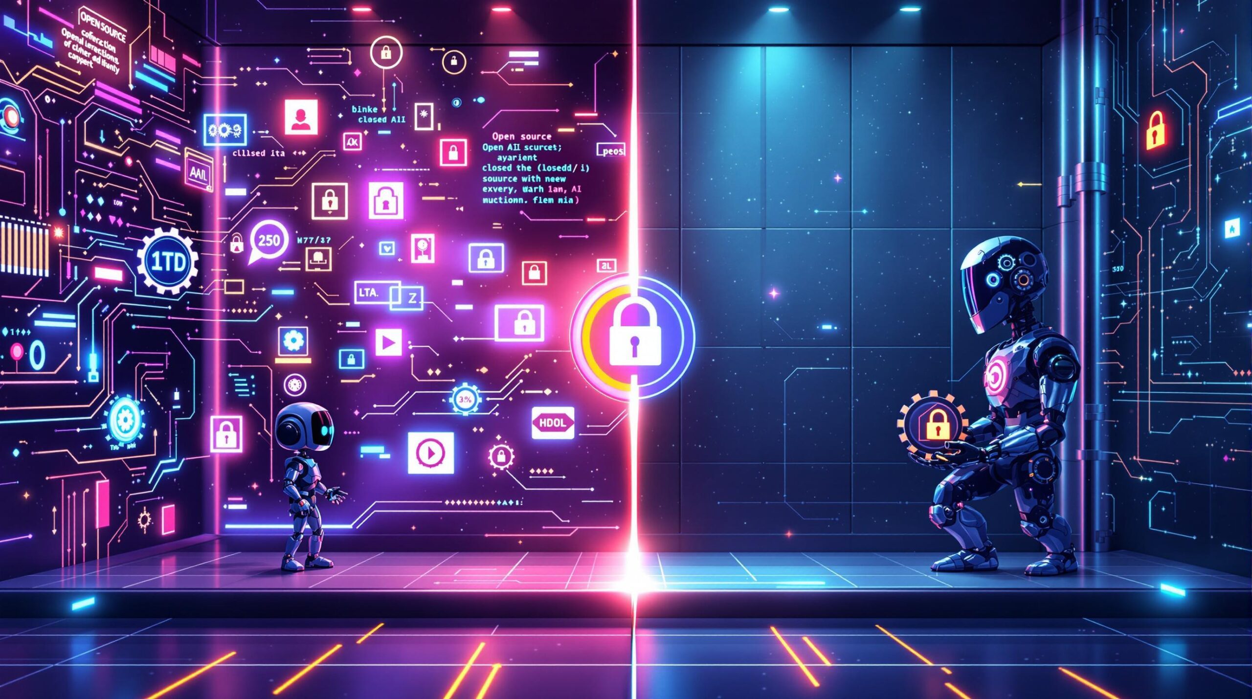 Closed vs. Open Source AI: Which Model Wins in 2025? - Kingy AI