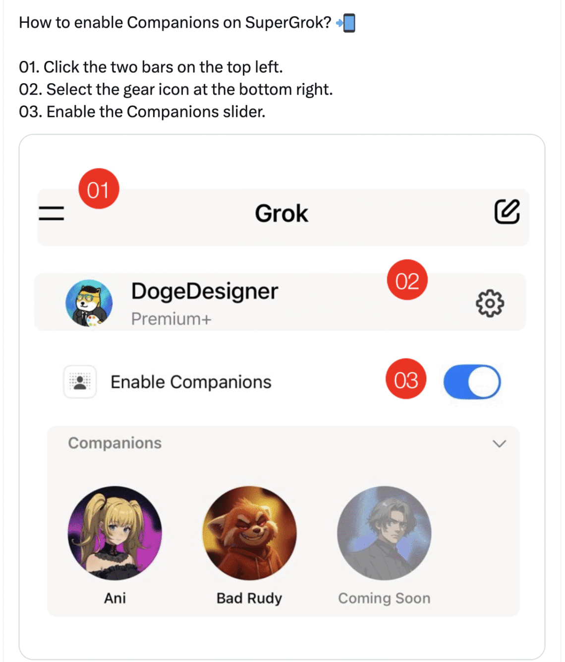 Grok 4 Companions: Your Quirky (Unhinged) 3D AI Sidekick – How To Use ...